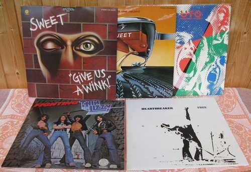 Sweet, Free, Thin Lizzy, Ufo LP винил