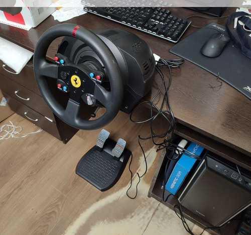 Руль thrustmaster t300 Ferrari GTE