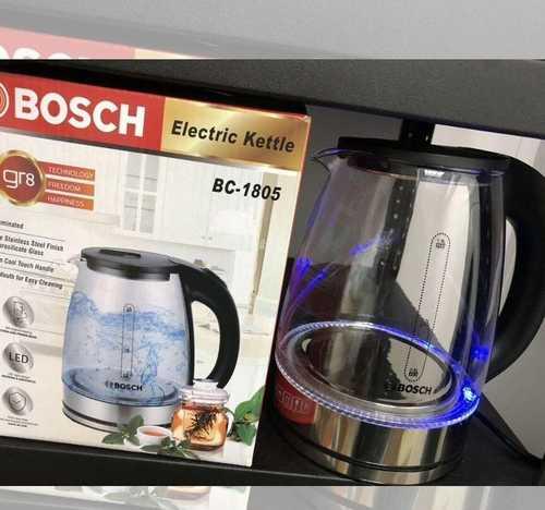 Новый электрический чайник Bosch 2200w