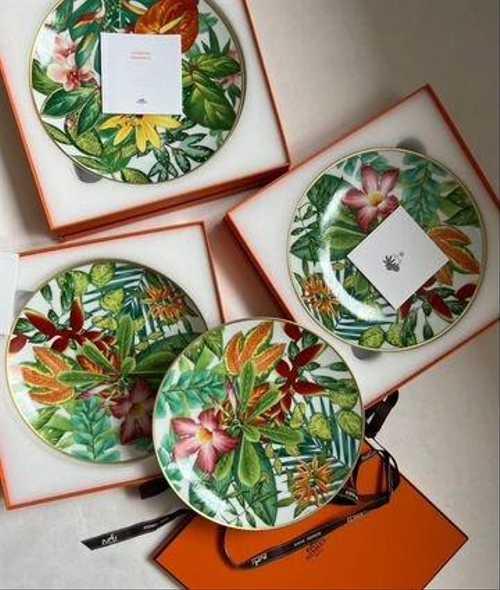Тарелка для десерта Hermes Passifolia