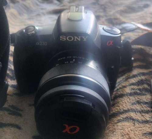 Зеркальный фотоаппарат sony a230 kit