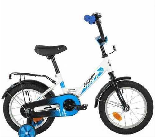 Велосипед 14" novatrack forest Белый