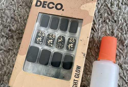Набор накладных ногтей deco + клей от Essence