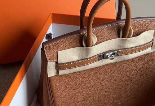 Сумка hermes birkin 25 togo gold phw в наличии