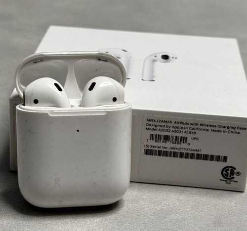 Беспроводные наушники apple airpods 2