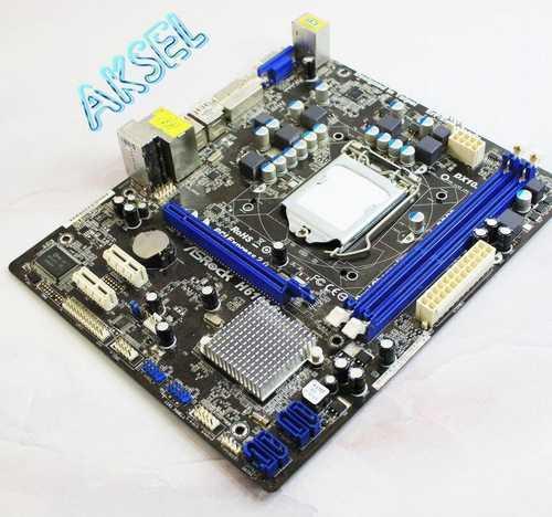 Материнская плата 1155 Asrock H61M-S