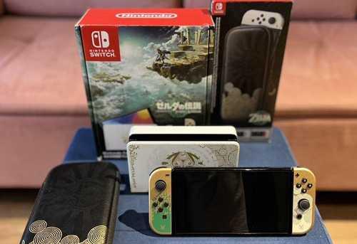 Nintendo Switch Oled Zelda чип 500 gb