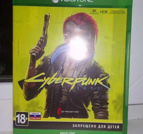 Cyberpunk 2077 xbox one диск полностью на русском