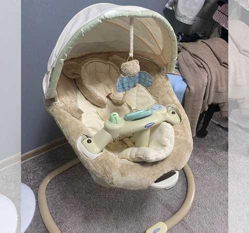 Детские электронные качели бу Graco