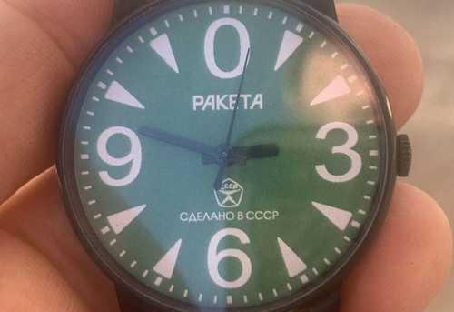 Часы Ракета ноль ussr Raketa Big zero зеленый