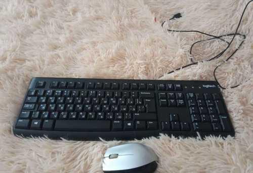 Клавиатура logitech и мышка