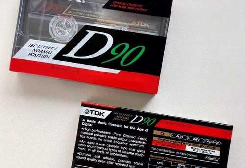 Аудио кассеты Sony Super EF90 TDK D90 Japan