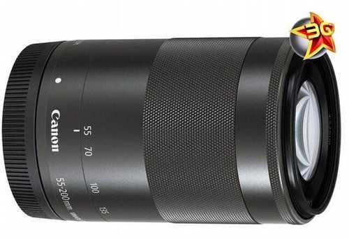 Объектив Canon EF-M 55-200mm f/4.5-6.3 IS STM Blac