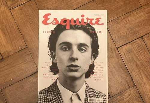 Журнал esquire Тимоти Шаламе