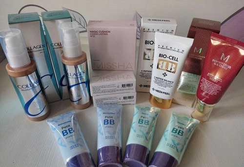 Бб кремы Collagen, Missha, Medi-Peel, Holika