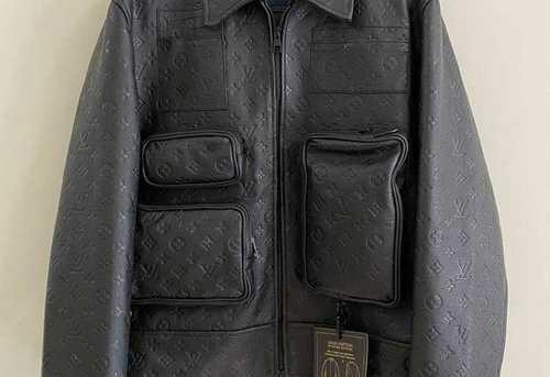 Кожаная куртка мужская Louis Vuitton