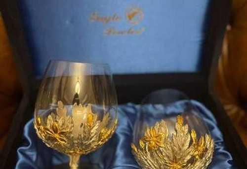 Подарочный набор бокалов для свадьбы и юбилея