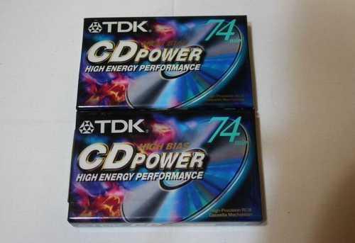 TDK CDpower 74 Аудиокассеты U.S.A