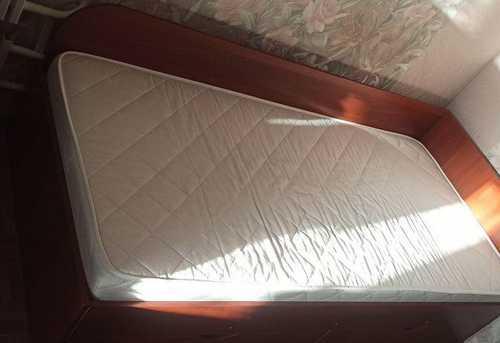 Кровать односпальная размеры 90*190* 65