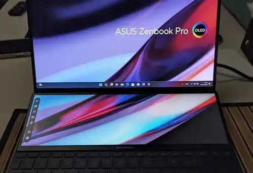 14.5" ASUS ZenBook Pro 14 Duo OLED UX8402V, 1024 ГБ, Core i7-13700H, RAM 16 ГБ, GeForce RTX 4050 6 ГБ