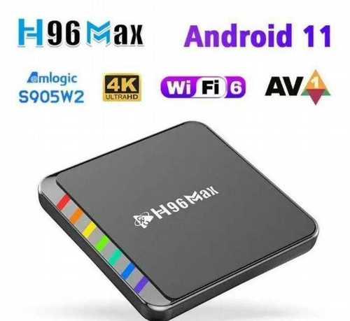 Smart tv андроид приставка H96max W2 4/32