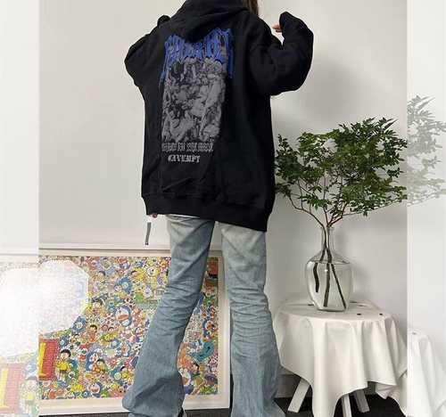 Зип худи Cav Empt черное