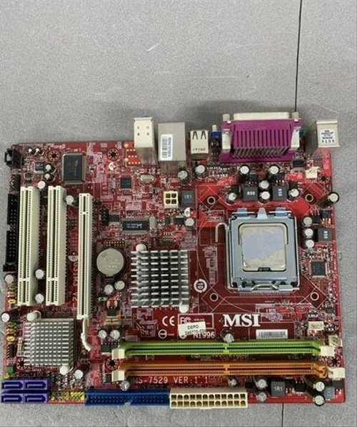 Материнская плата MSI MS-7529 v.1.1 + CPU E7500