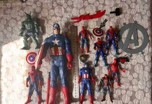 Капитан Америка, Человек паук - пакетом