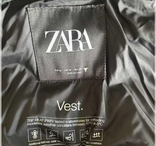 Жилет zara укороченный