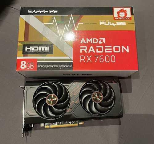 Sapphire AMD Radeon RX 7600 Pulse Gaming OC