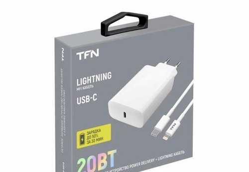 TFN WC13 + дата-кабель Type-C-Lightning 20W White