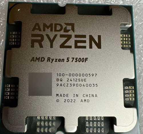 Процессор AMD Ryzen 5 7500F OEM новый