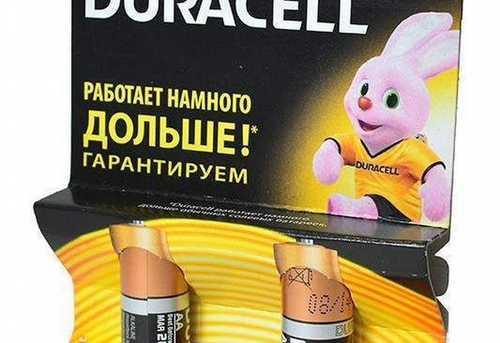 Батарейка щелочная duracell LR6 (AA) 1.5V (2шт.)