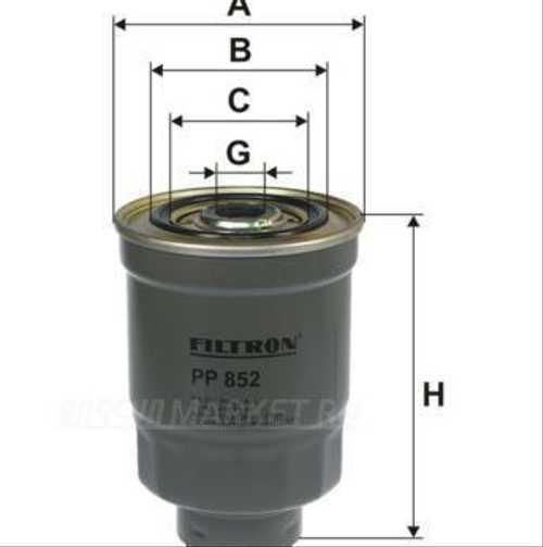 Filtron PP852 Фильтр топливный mitsubishi