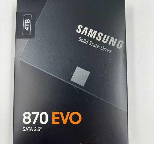 SSD Samsung 870 EVO 4 тб SATA (MZ-77E4T0B)