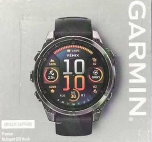 Garmin Fenix 8 47mm Amoled Sapphire Gray