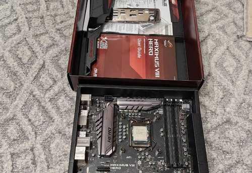 Материнская плата asus maximus viii hero i7 6700k