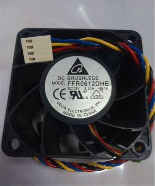 Delta FFR0612DHE-8B16 DC 12V 3.30A 4Pin 16500 об