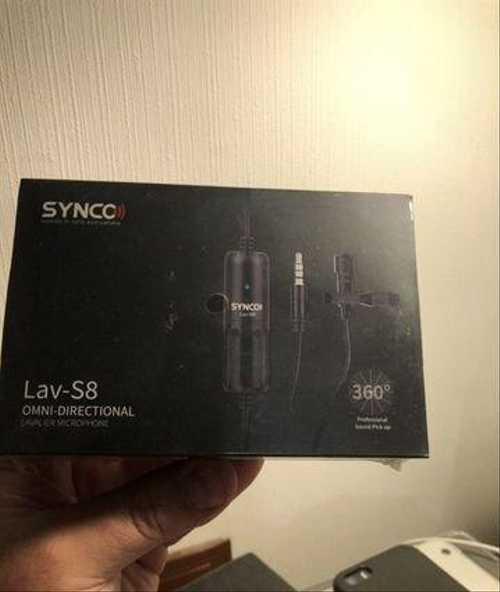 Петличный микрофон synco Lav-S8 новый в упаковке