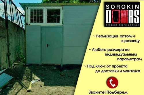 Противопожарная дверь под ключ