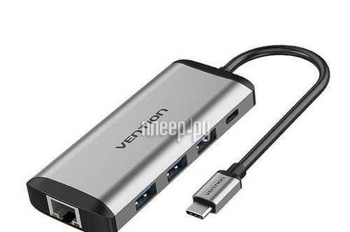 Хаб USB Vention USB Type-C 9 in 1 thahb