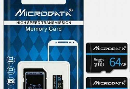 Карта памяти MicroSD 64gb