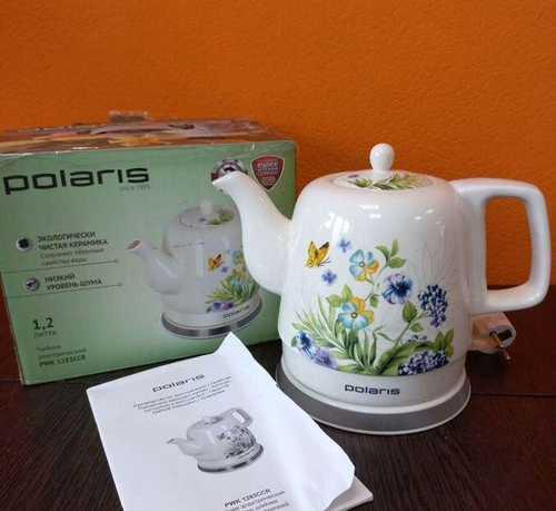 Электрический керамический чайник Polaris
