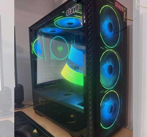 Игровой ПК, Ryzen 5 3600, GeForce GTX 1080 8 ГБ, RAM 32 ГБ