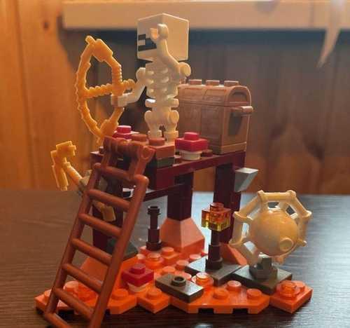 Lego майнкрафт скелет