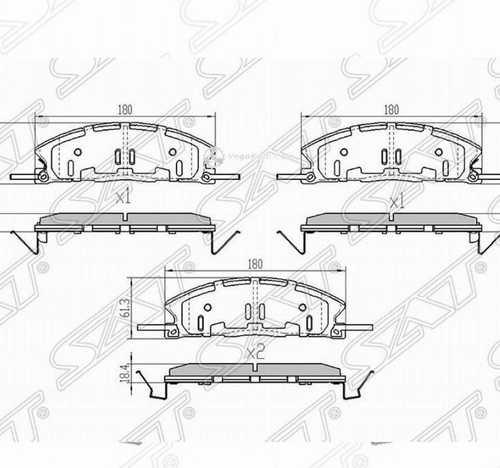 Колодки передние Ford Explorer 3 5 stdg1Z2001D