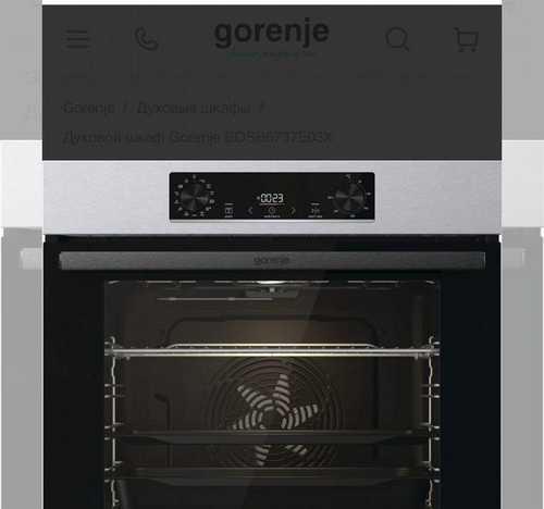 Духовой шкаф gorenje bosb6737e03x