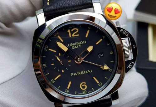 Топовые красивые часы panerai luminor GMT