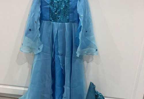 Платье для девочки карнавальное Эльза Фея