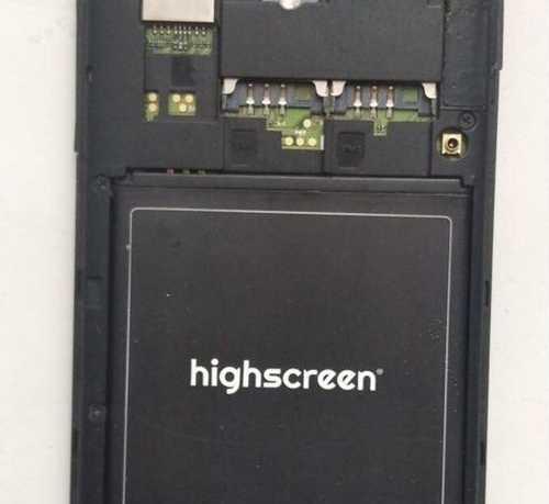 Смартфон Highscreen Zera S на запчасти